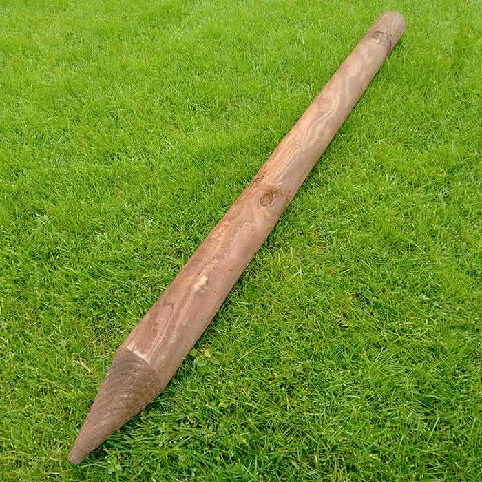 Rundholz Pfähle/ Baumpfähle KDI braun